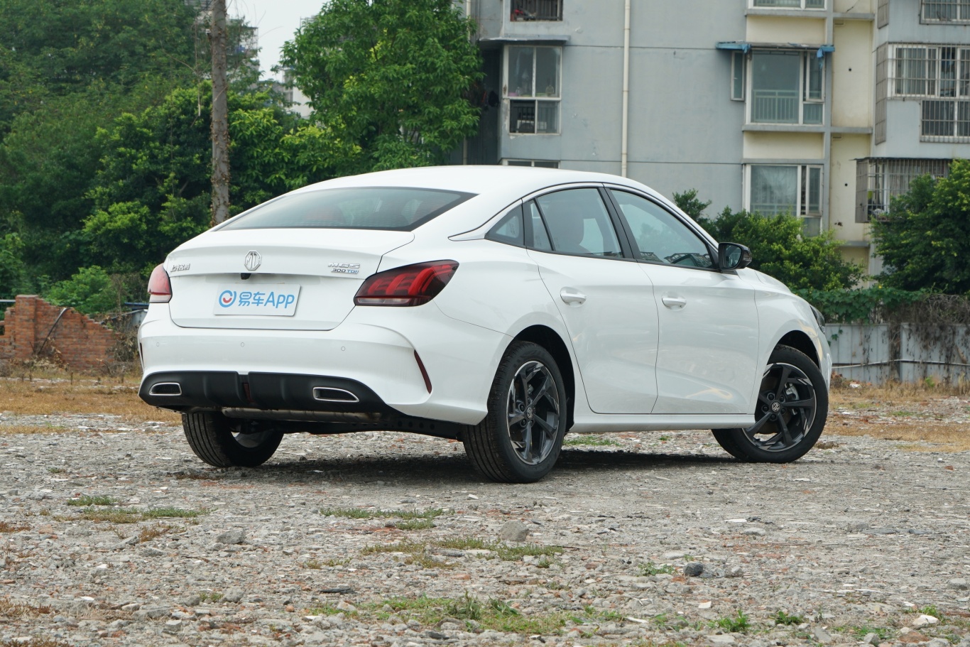 【MG5300TGI 双离合旗舰版侧后45度车头向右水平图片-汽车图片大全】-易车