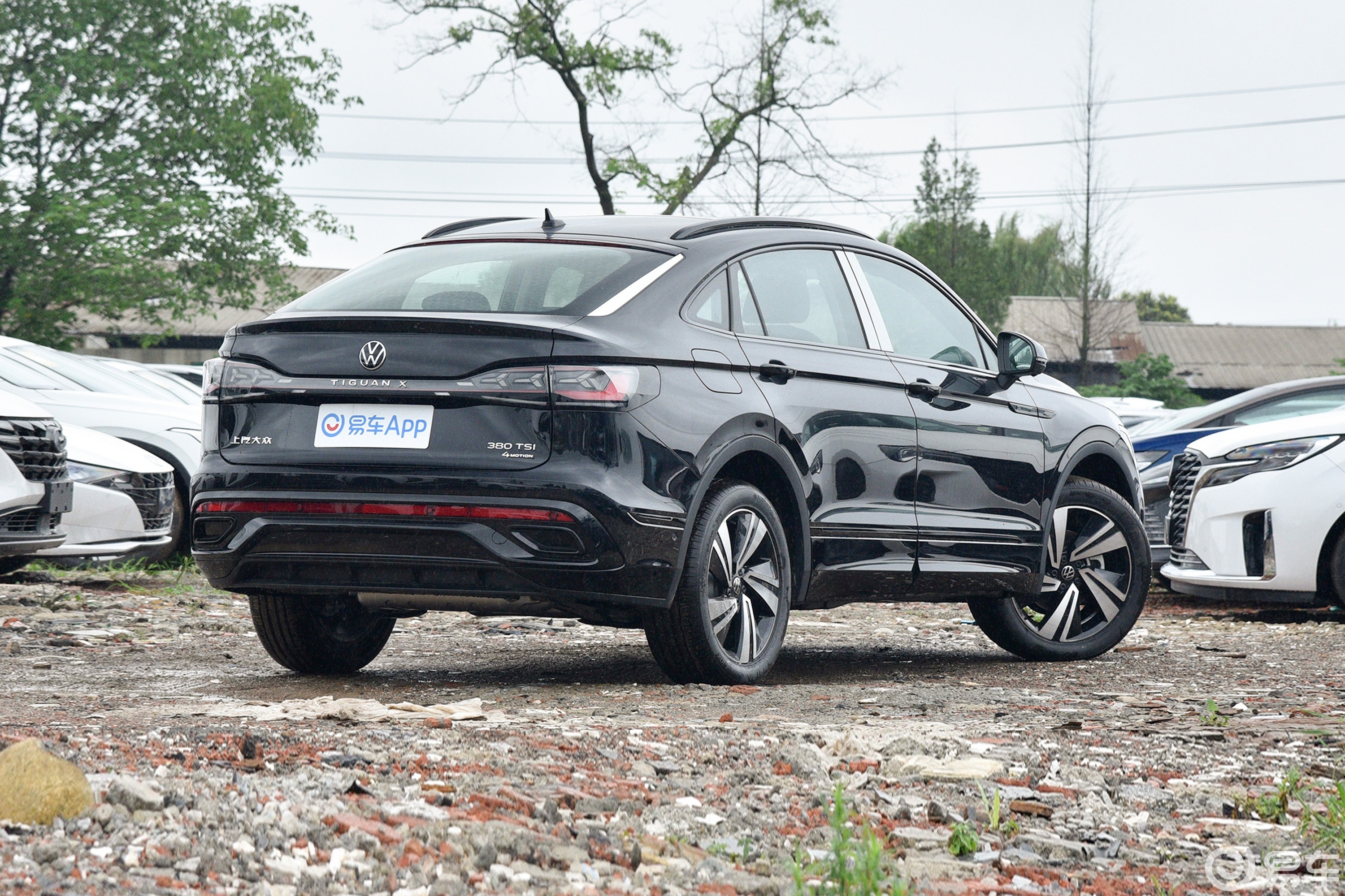 【途观X改款 380TSI 四驱旗舰版侧后45度车头向右水平图片-汽车图片大全】-易车