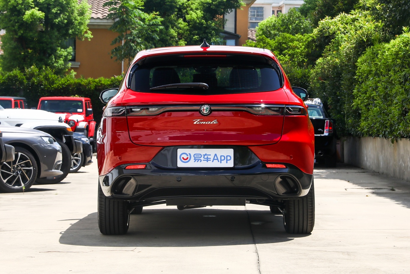 【Tonale托纳利2.0T 赛道版正后水平图片-汽车图片大全】-易车