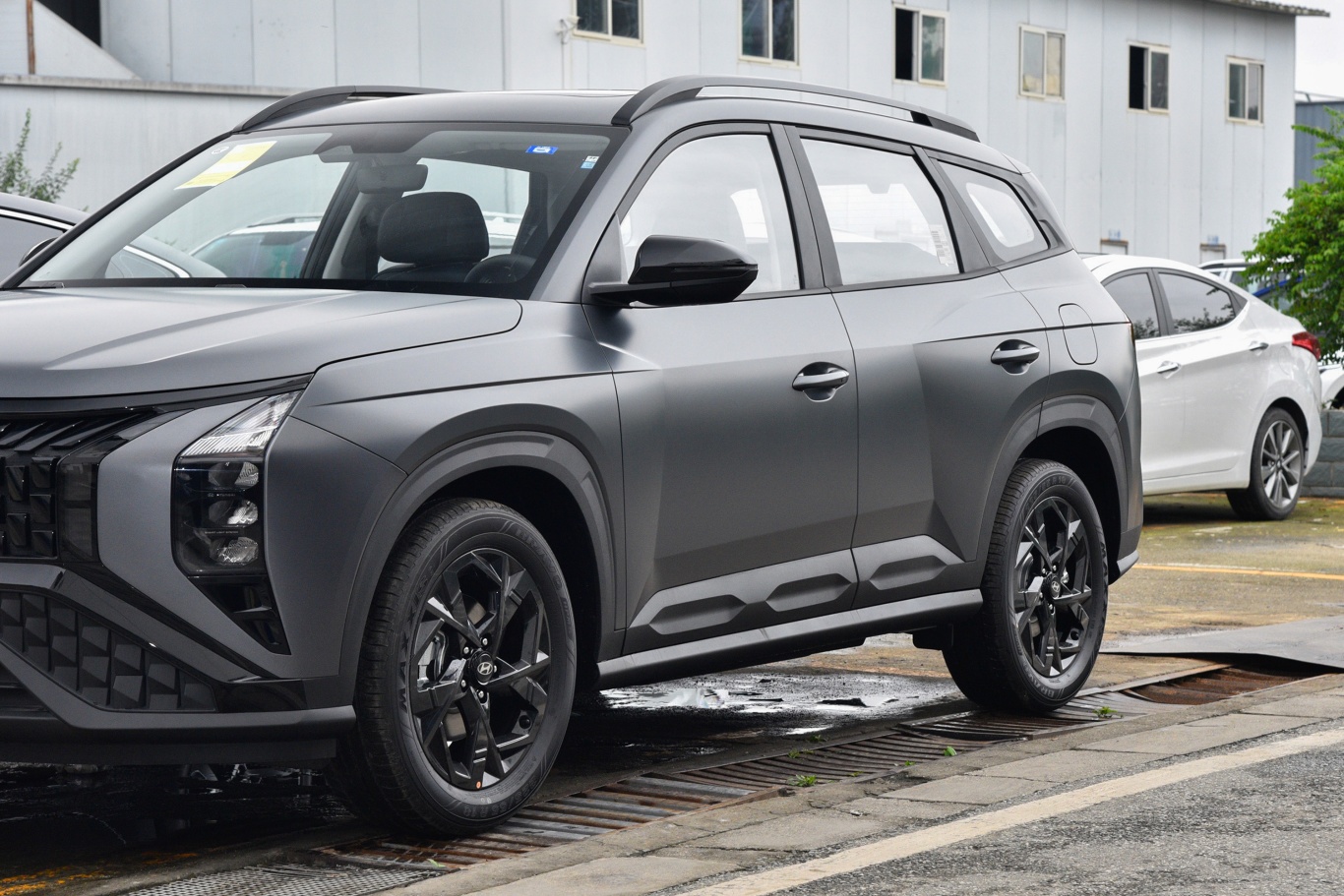 【现代ix35沐飒 2.0L LUX尊贵曜夜版外观细节图片-汽车图片大全】-易车