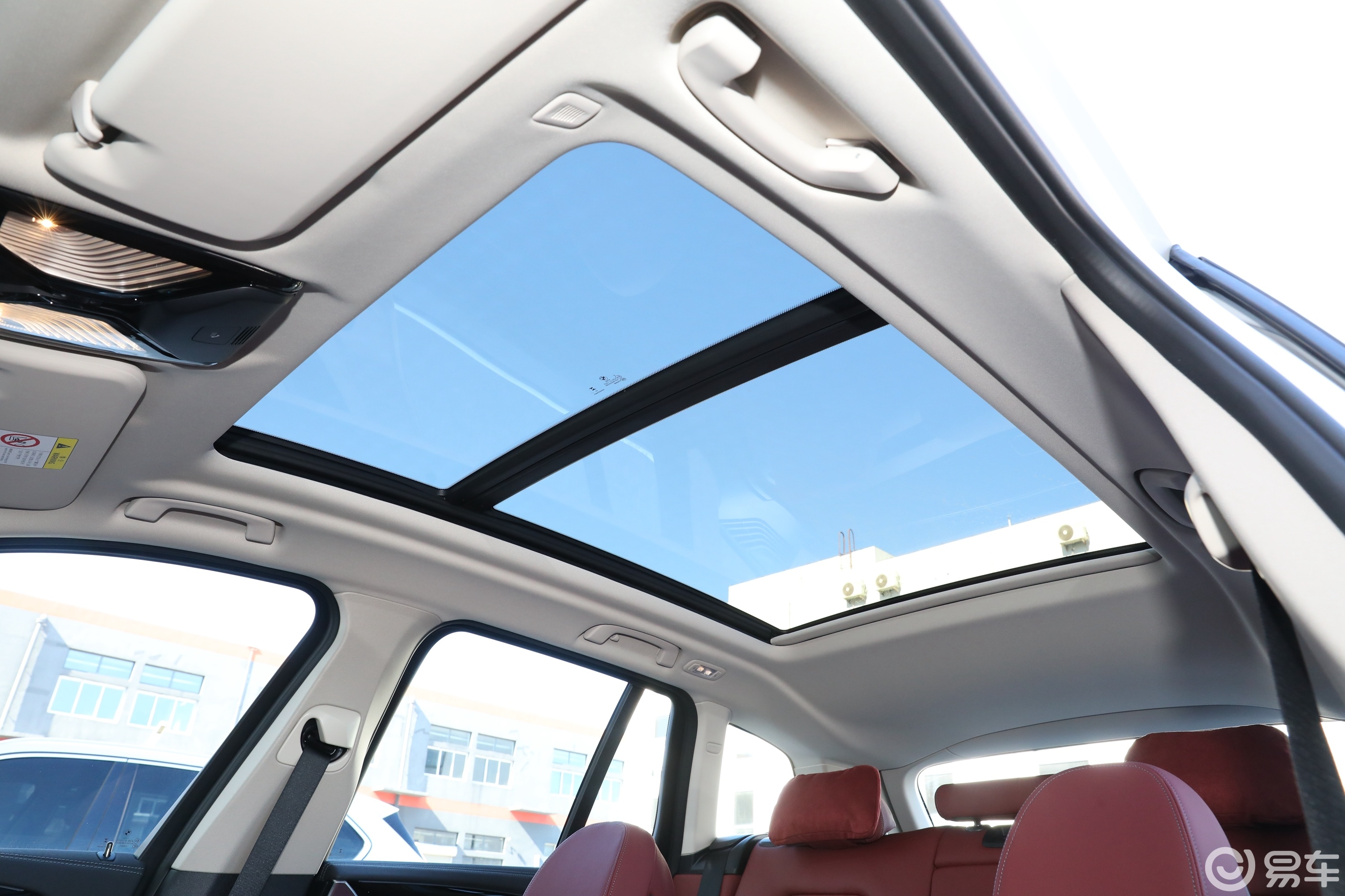 【宝马iX3改款 550km 领先型天窗内拍关闭图片-汽车图片大全】-易车