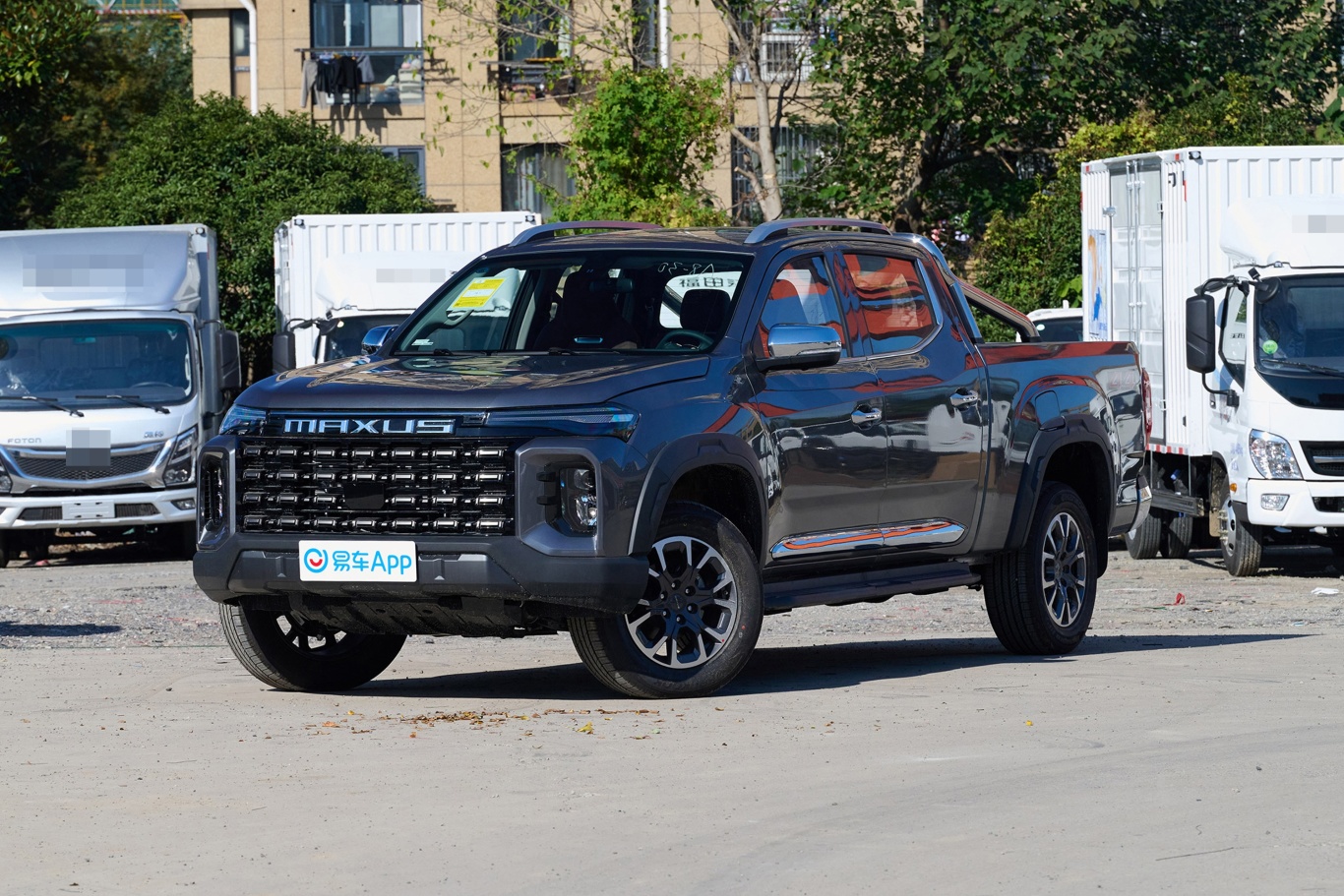 【上汽大通MAXUS 星际星际H 2.0T 自动四驱长箱精英版 柴油侧前45度车头向左水平图片-汽车图片大全】-易车