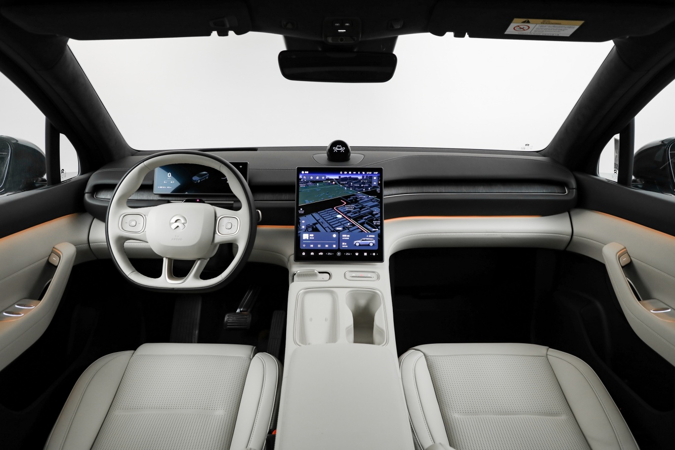 【蔚来ES6490km 75kWh内饰全景正拍图片-汽车图片大全】-易车