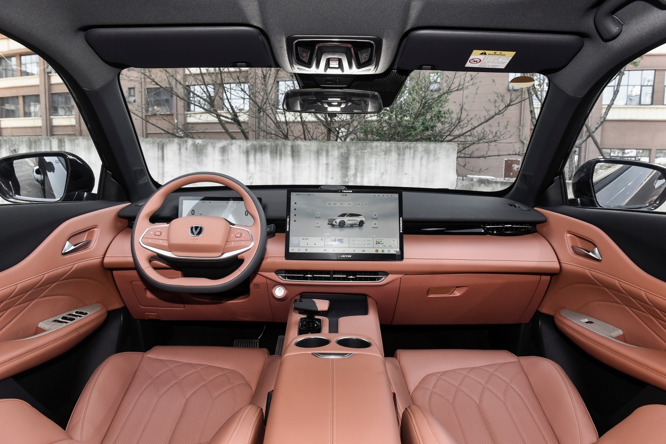 【长安UNI-Z新能源蓝鲸智电iDD 1.5L 125km 超越型内饰全景正拍图片-汽车图片大全】-易车