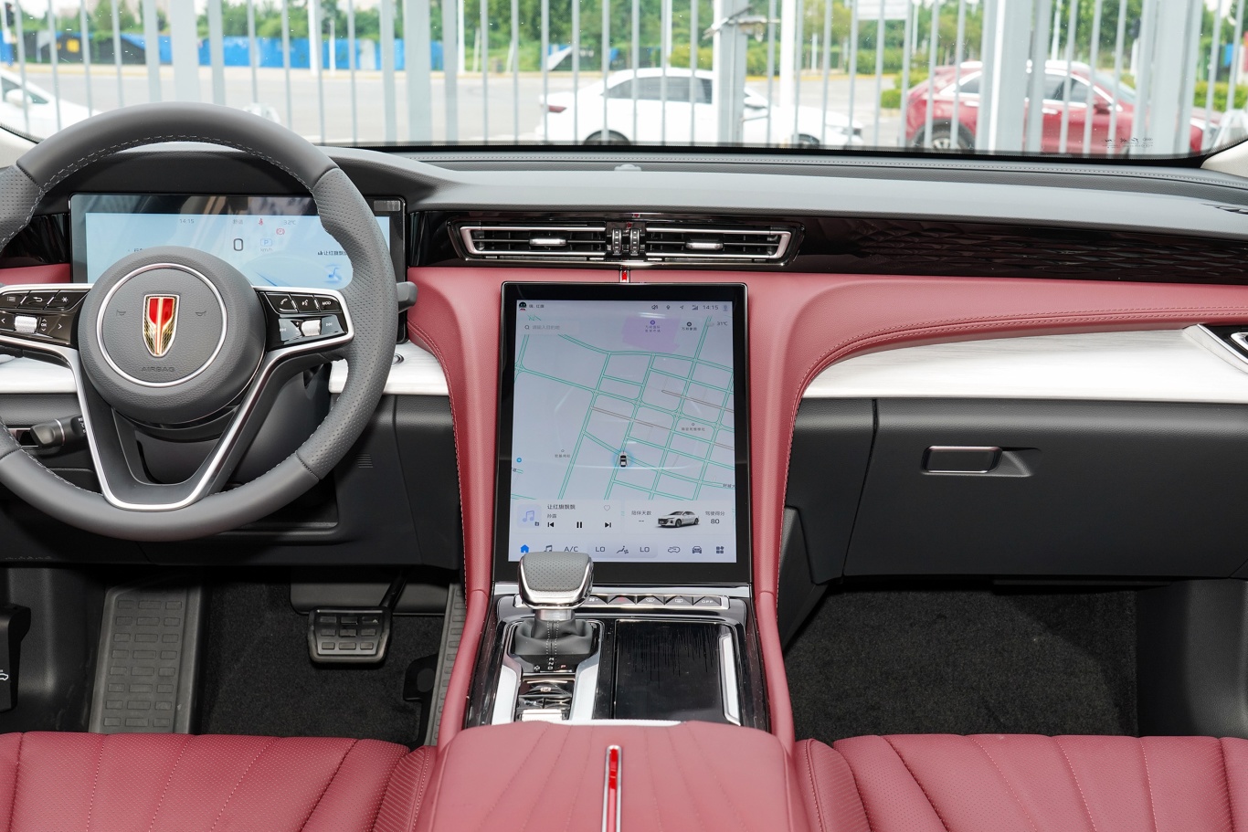 【红旗H52.0T 自动旗享50万辆纪念版中控台整体图片-汽车图片大全】-易车