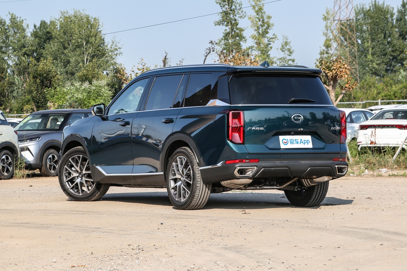 【传祺GS8领航系列 2.0T 两驱豪华版 5座侧后45度车头向左水平图片-汽车图片大全】-易车