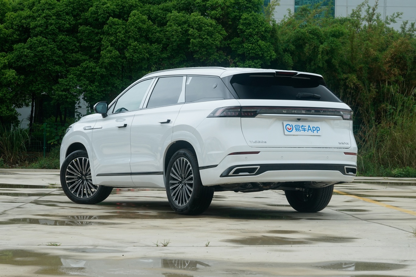 【瑞虎92.0T 双离合两驱豪享版 5座侧后45度车头向左水平图片-汽车图片大全】-易车