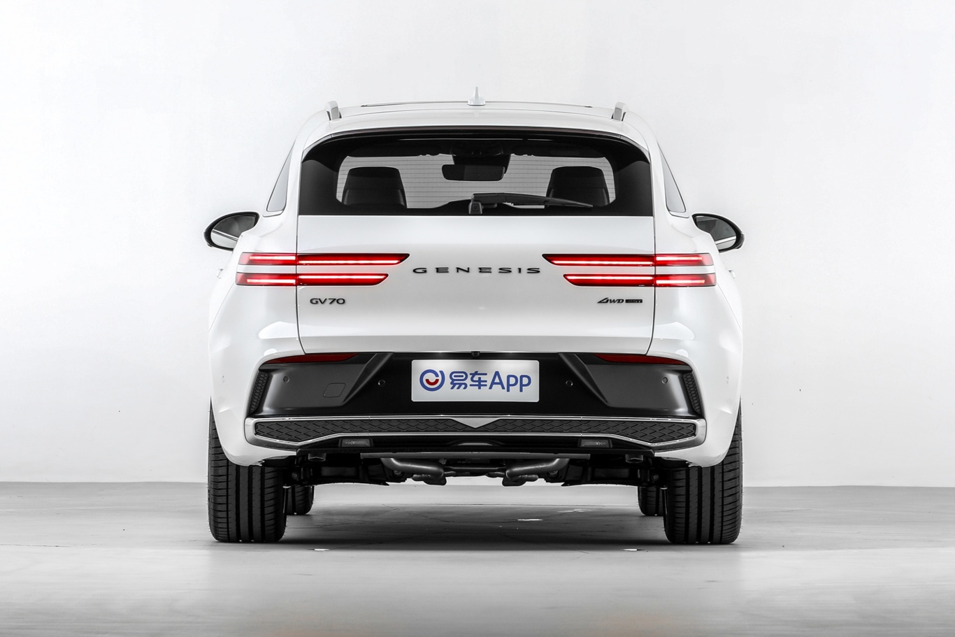 【捷尼赛思GV702.5T 四驱旗舰锋雅套件版正后水平图片-汽车图片大全】-易车