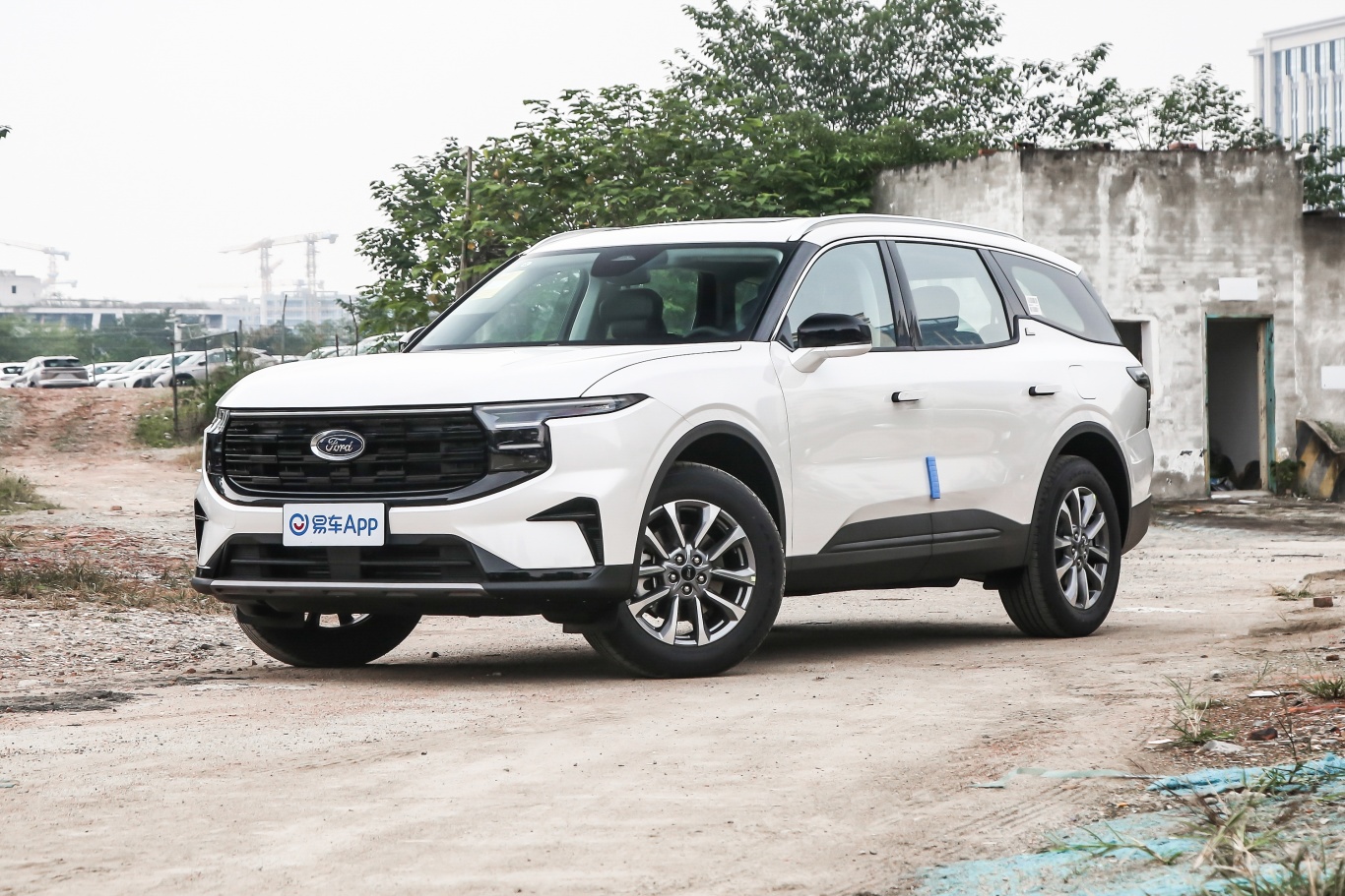 【锐界锐界L 2.0T 四驱时尚型 7座侧前45度车头向左水平图片-汽车图片大全】-易车