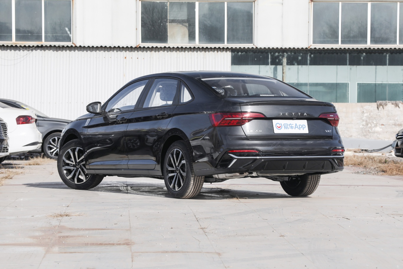 【捷达VA71.4T 先到先得版侧后45度车头向左水平图片-汽车图片大全】-易车