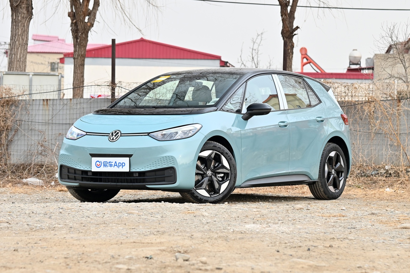 【大众ID.3聪明款 451km 出众版侧前45度车头向左水平图片-汽车图片大全】-易车