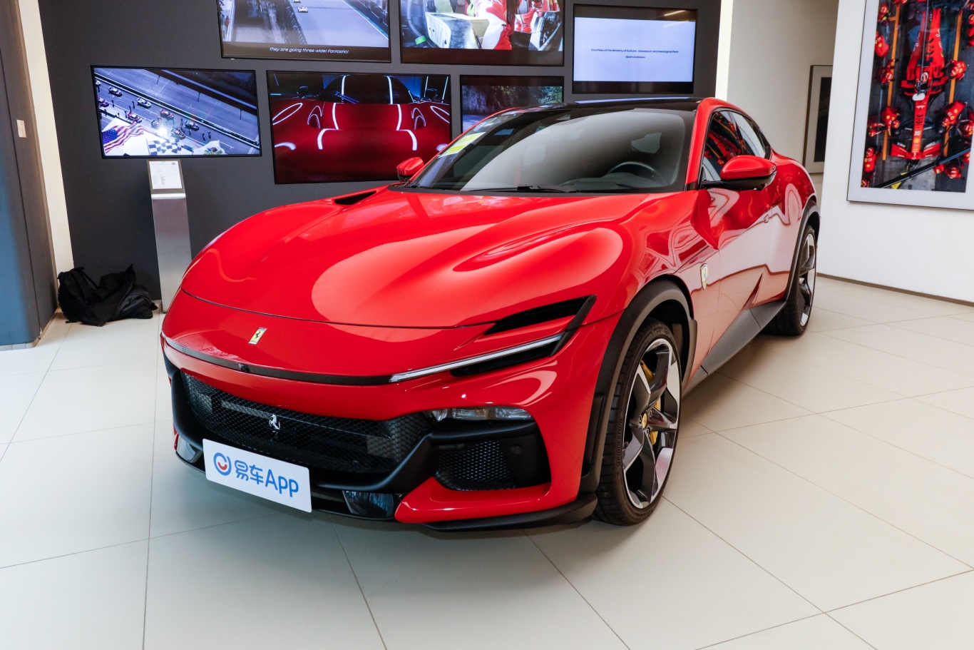 【Purosangue6.5L V12侧前45度车头向左水平图片-汽车图片大全】-易车