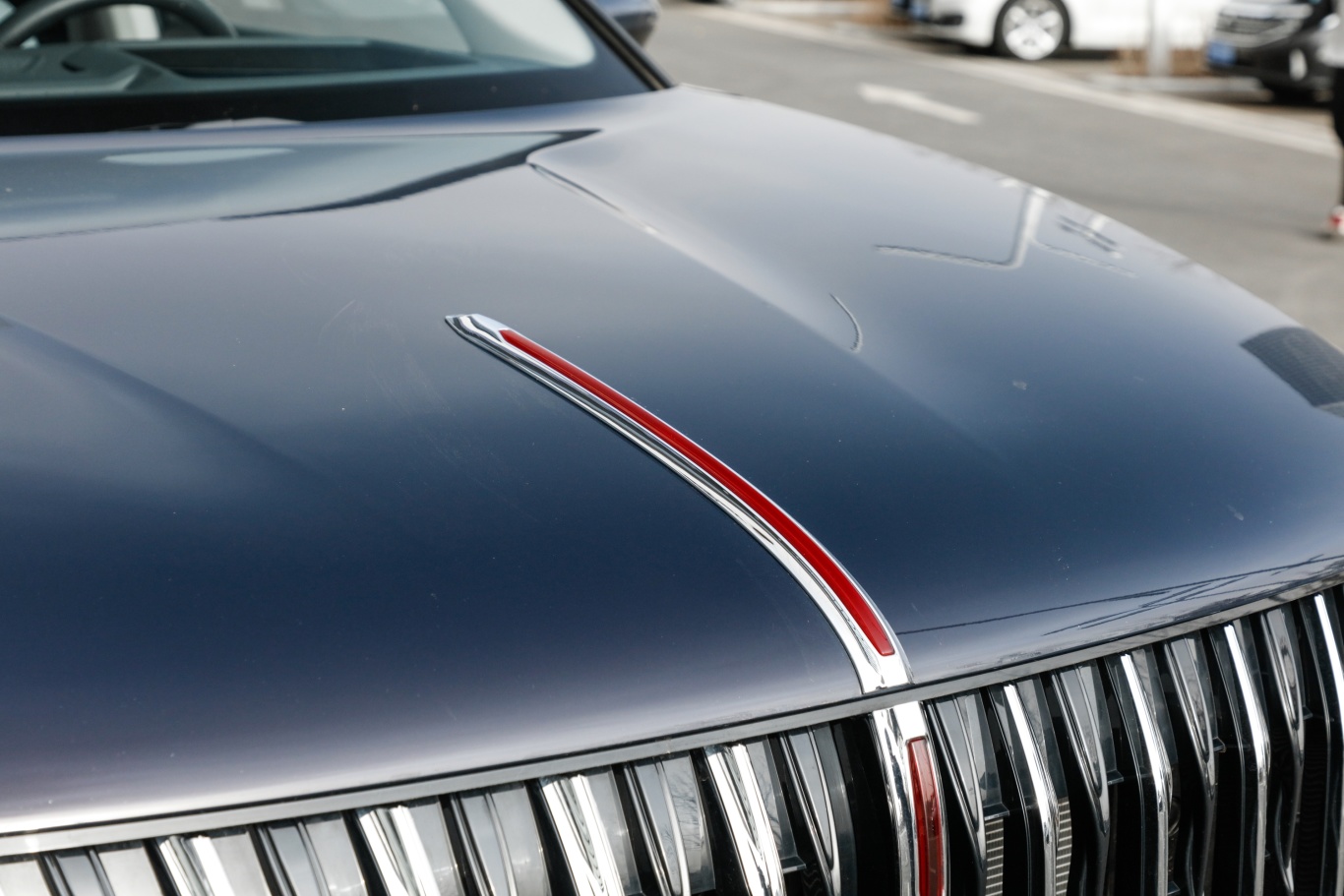 【红旗HS7 PHEV2.0T 100km 四驱旗领版 7座外观细节图片-汽车图片大全】-易车