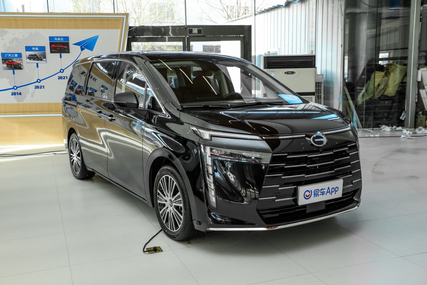 【传祺E8新能源2.0L 150km PRO+侧前45度车头向右水平图片-汽车图片大全】-易车