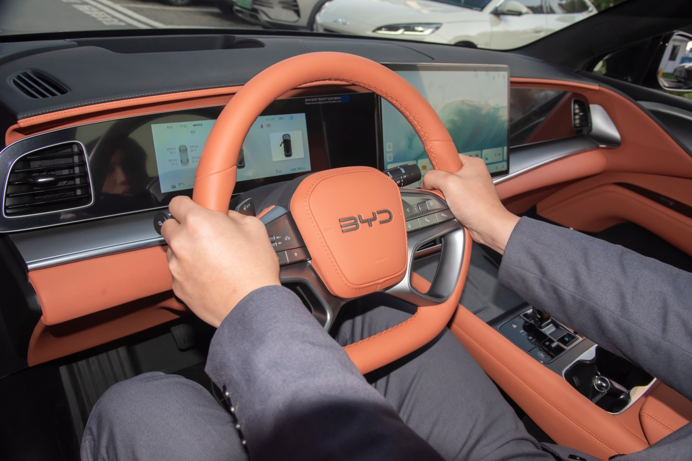 【海狮07EV智驾版 550km 四驱智驾版主驾驶位图片-汽车图片大全】-易车