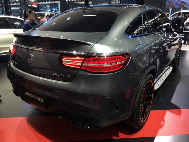 2018北京车展：AMG GLE 43 4MATIC特别版亮相 橙色元素上身_易车