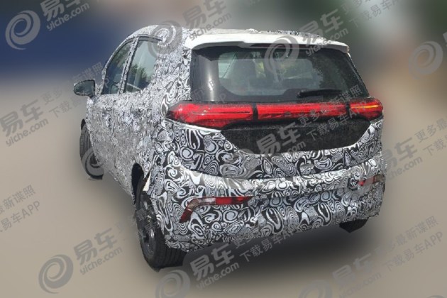 北汽新能源EX3实车路试谍照 续航超600km/或2018年底上市_易车