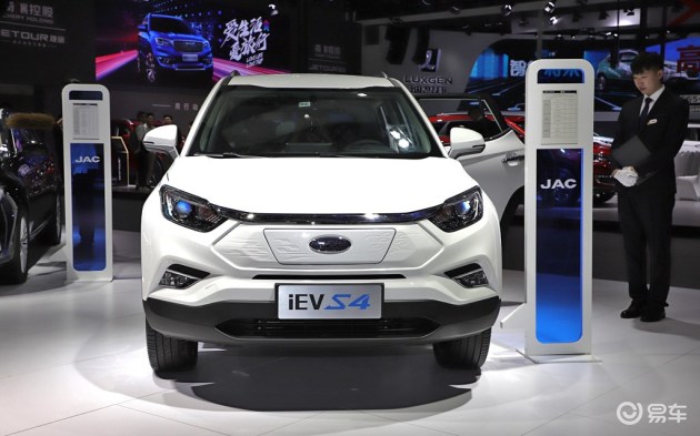 2018广州车展：江淮iEVS4正式亮相 纯电续航最高500km_易车