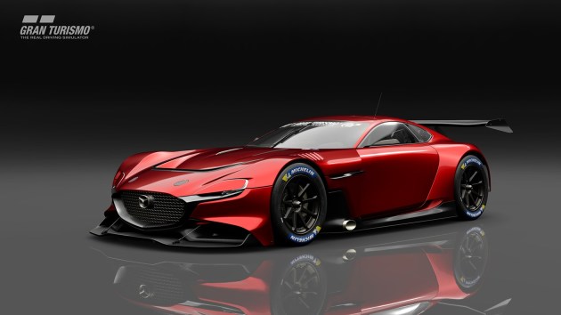 马自达RX-Vision GT3概念车亮相PS4 GT Sport赛车游戏_易车